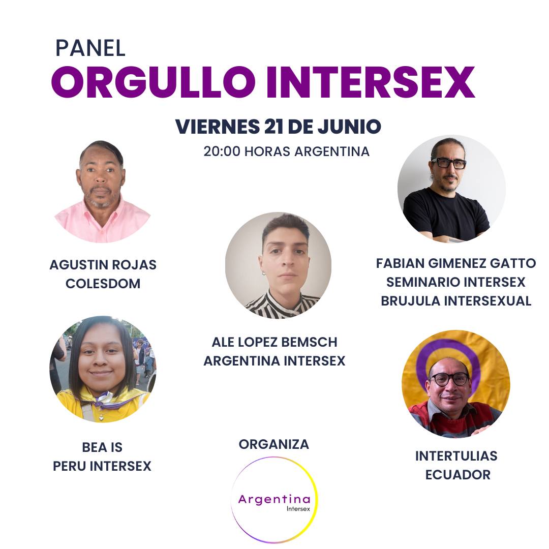 Panel Orgullo Intersex | Organiza: Argentina Intersex – Brújula Intersexual